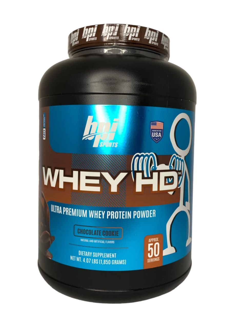 Proteina Whey Hd Bpi 5lb (50 serv) Chocolate Galleta