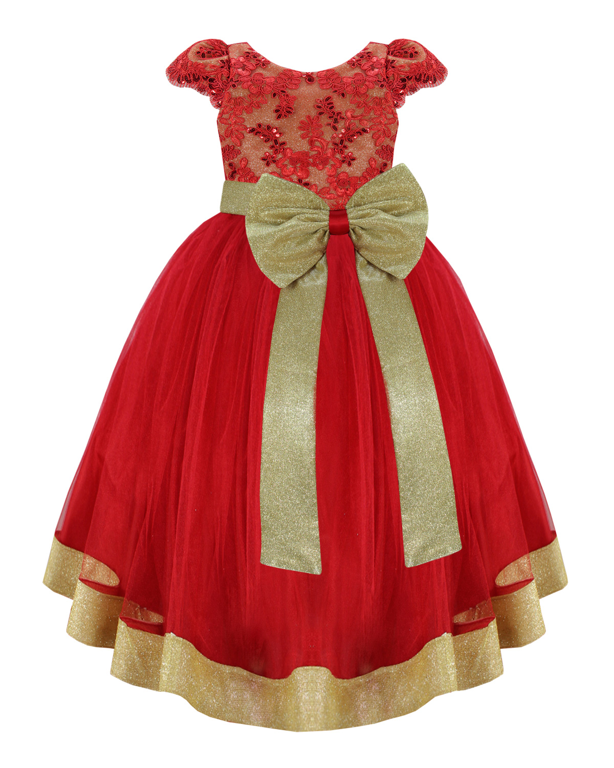 Vestido Elegante Niña Fiesta Boda Cumpleaños Dinora.