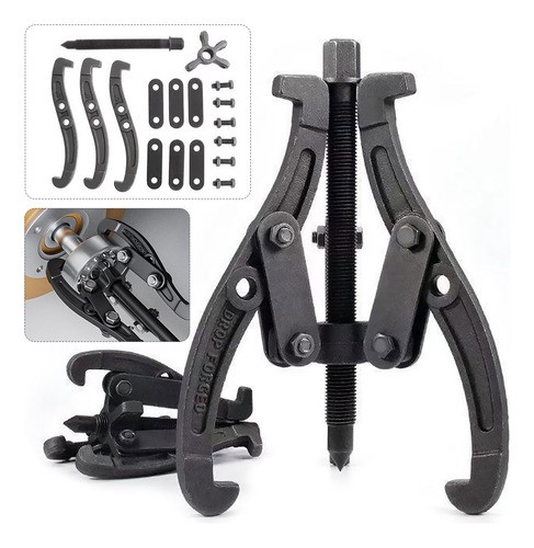 Herramienta de 6'' Extractor Engranes Poleas Reversible Forja Brazos ...