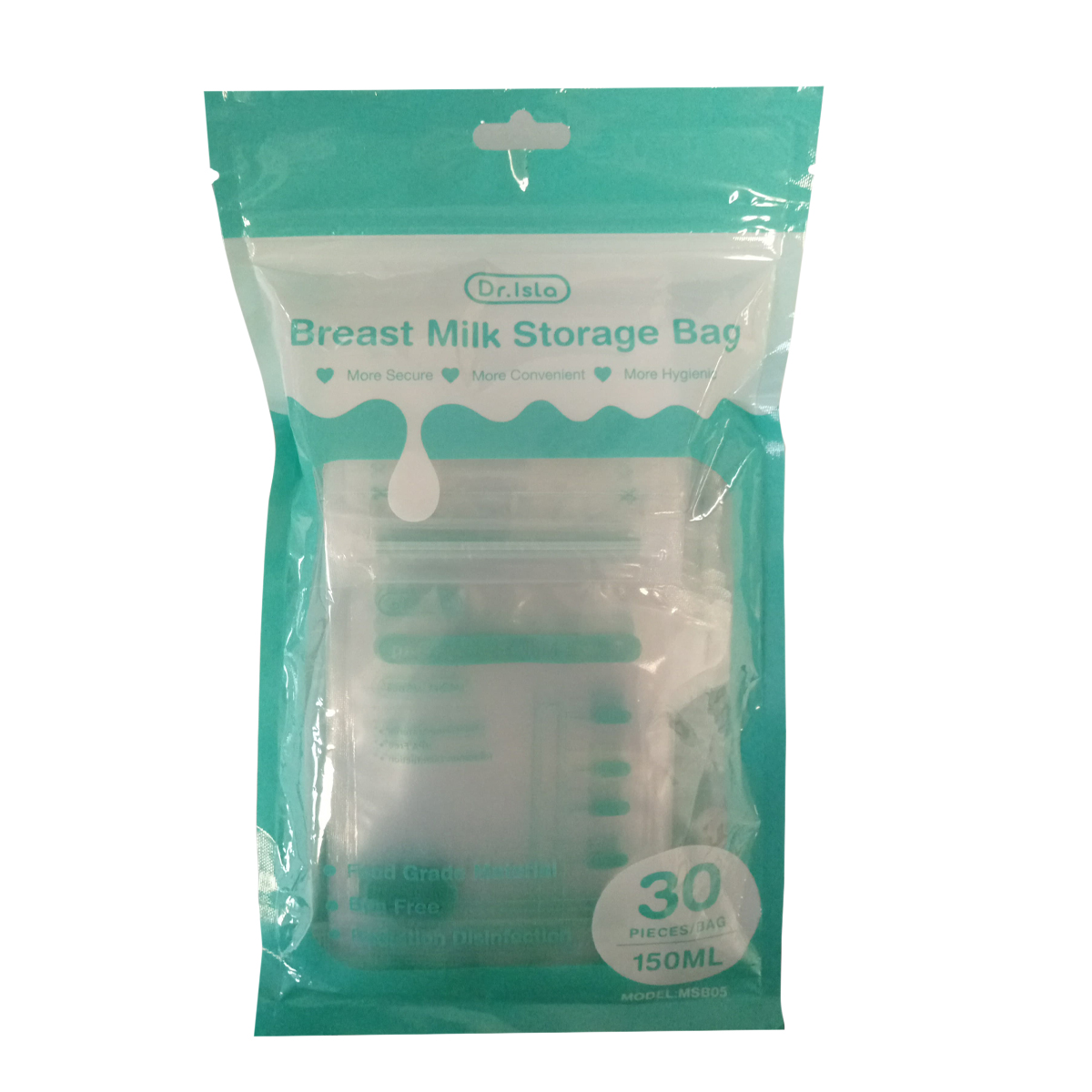 Bolsas Para Almacenar Leche Materna Dr Isla 150ml 30pz.