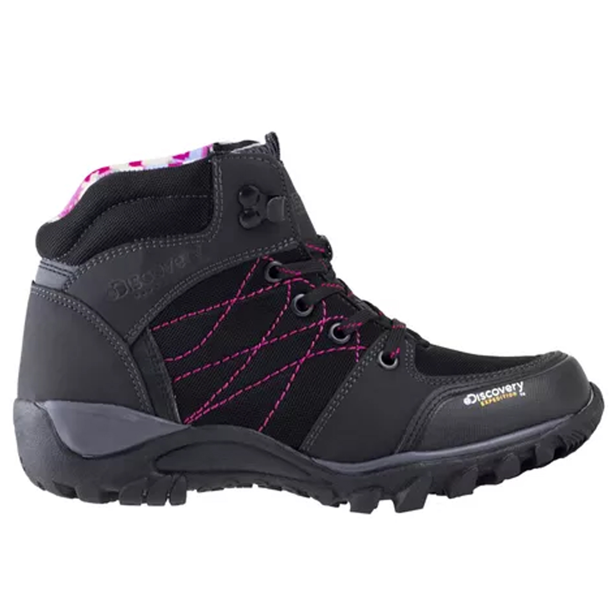 Botas Negra Para Mujer Tipo Camping Discovery Liberty 1962 Outdoor.