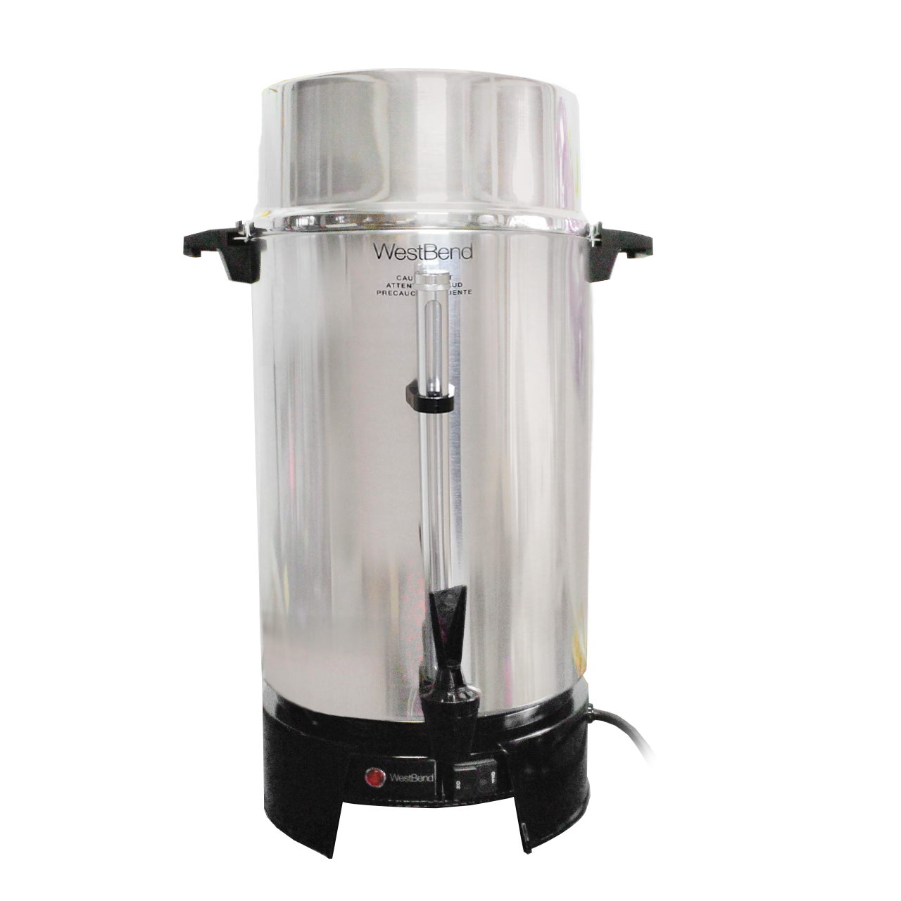 Cafetera Percoladora 100 Tazas de Grado Comercial en Aluminio West Bend ...