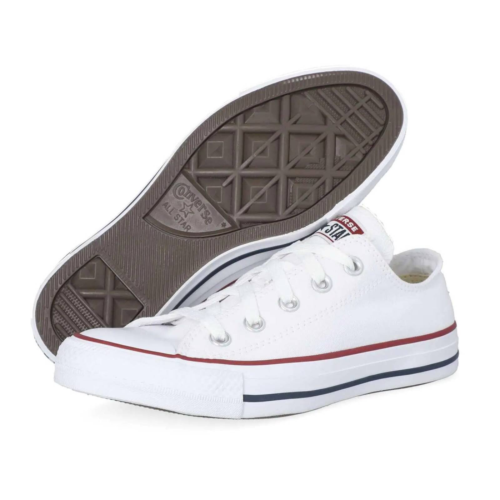 Tenis Converse Modelo Choclo Color Blanco Unisex