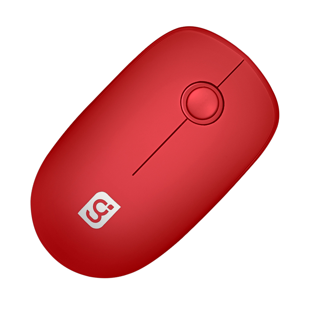 Mouse Inalámbrico GREEN LEAF 1,200 DPIs 3 botones color rojo 18-8865RD.