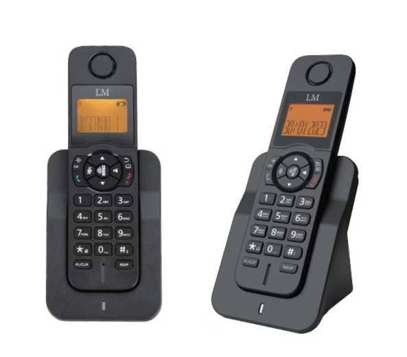 Teléfono Inalámbrico Duo LM-7002 Negro.