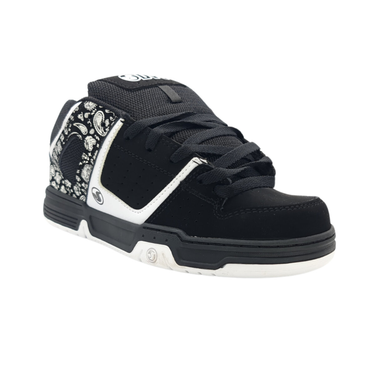 Tenis DVS Remix 001 BLACK WHITE PINK SUEDE para Skateboarding