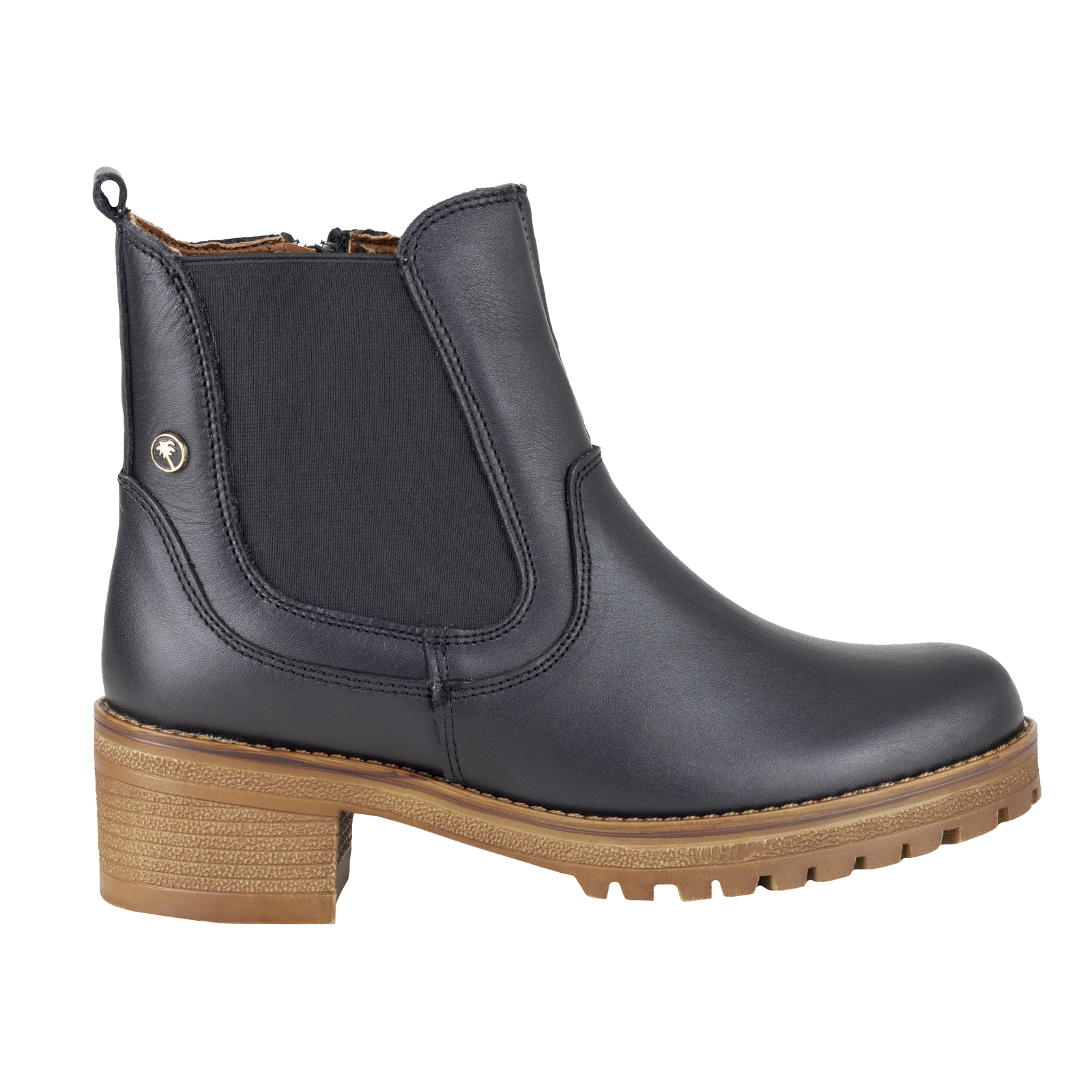 Botines Chelsea Mujer Verde Tabaco 7153 Negro Tipo Vaquero.