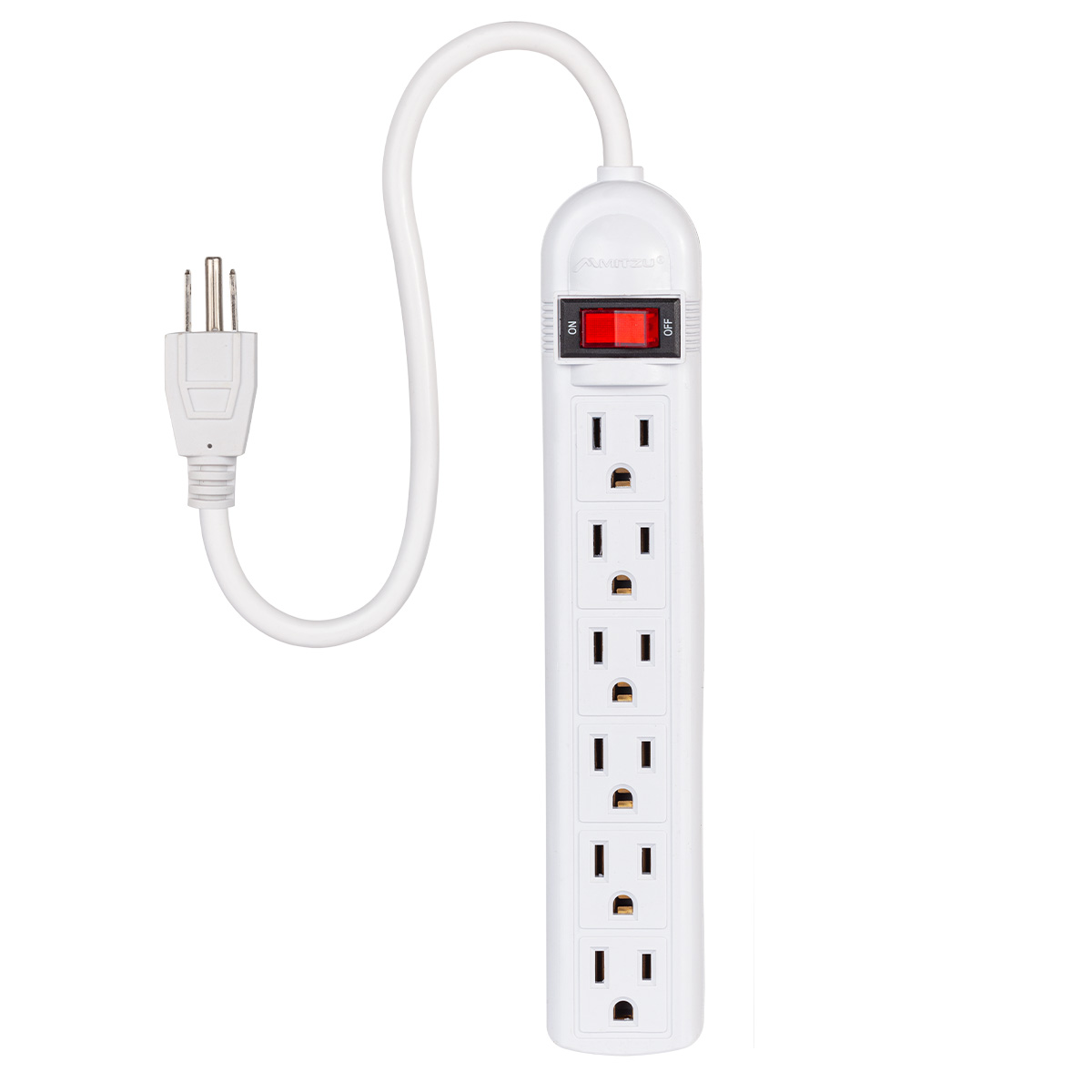 Multicontacto vertical de barra 6 entradas Mitzu 11-2019.