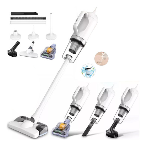 Aspiradora Trapeadora Inalámbrica De Mano 18kpa, 6 Modos.