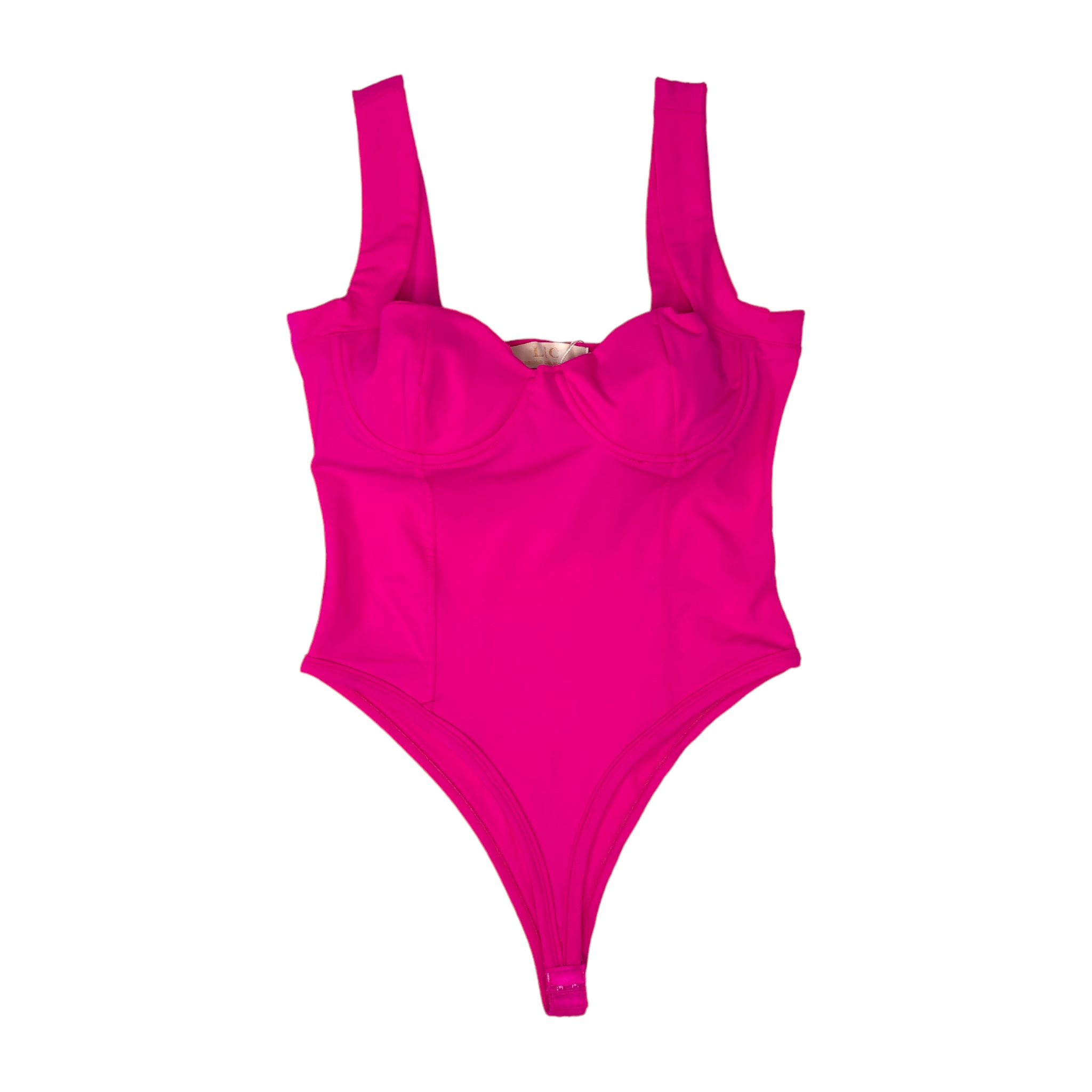 Body Fucsia Liso Para Dama LC DESIGNS COLLECTION.
