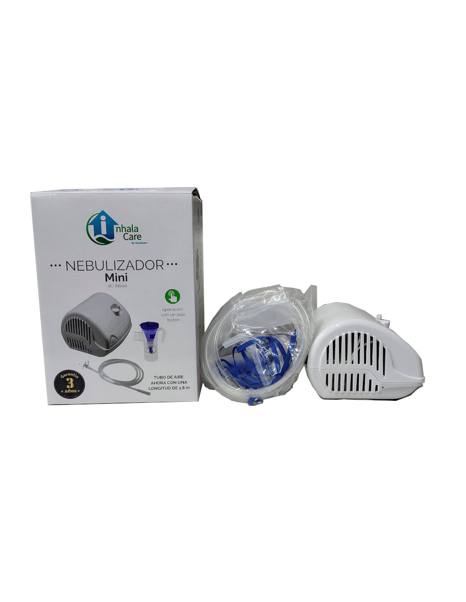 NEBULIZADOR MINI BLANCO INHALACARE HOME-CARE BC-68006.