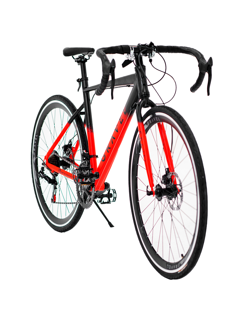 BICICLETA DE RUTA ASPHALT R700 L ROJO