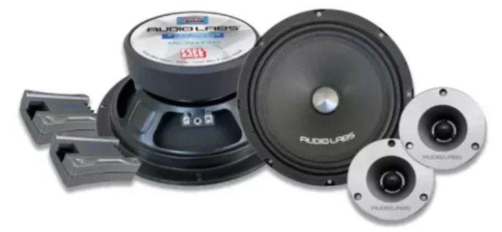 Set De Medios Audio Labs ADL-PRO8.2OS 1000W Max Power 4 Ohms