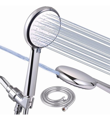 Regadera Para Baño De Alta Presión 3 Kit Con 1.5m Fontanería