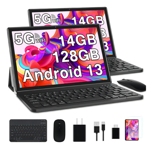 2024 Tablet Goodtel G10 10.1 Tableta 128GB ROM Negra Y 14GB RAM TF 1TB ...
