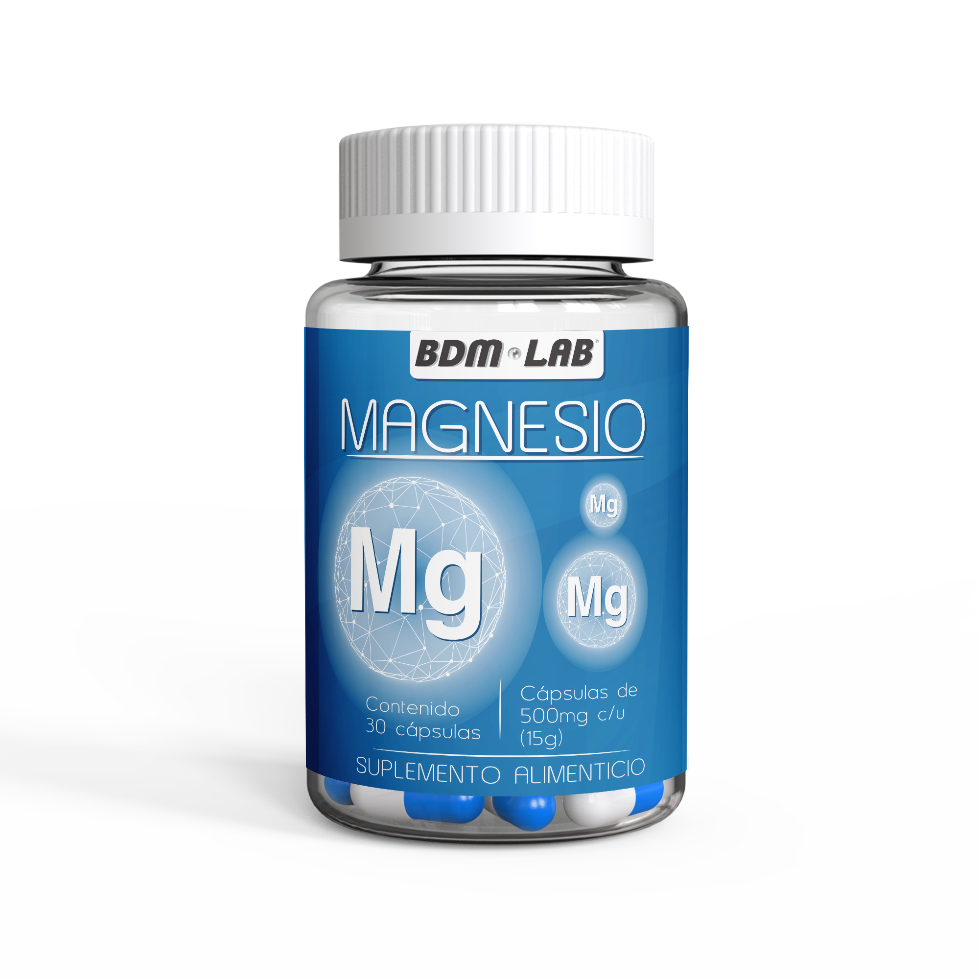 Duo Pack MAGNESIO 30 cápsulas c/u BDM-LAB