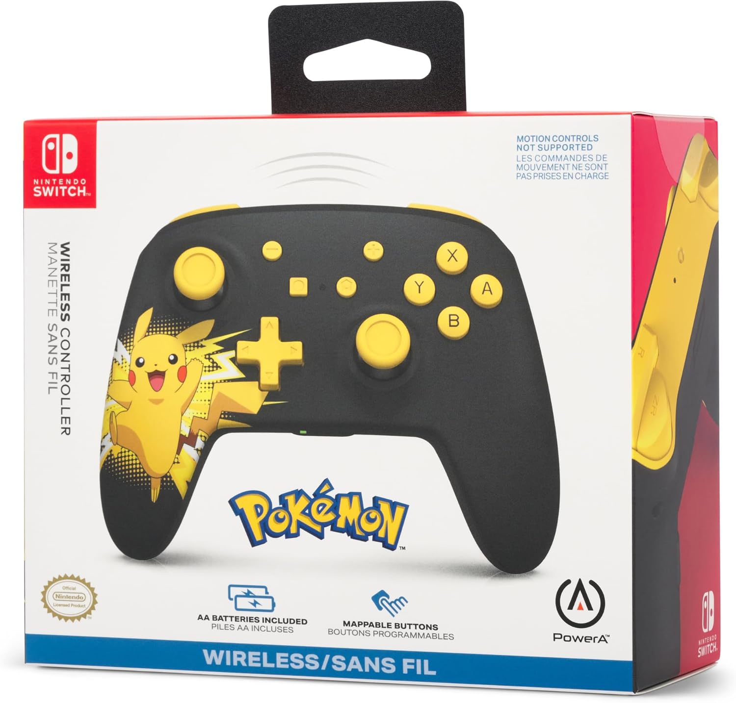 Control Power A Pikachu Batt Nintendo Switch Nsw - Game Center