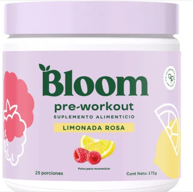 Bloom Nutritions Pre-entreno Limonada Rosa Pre-workout