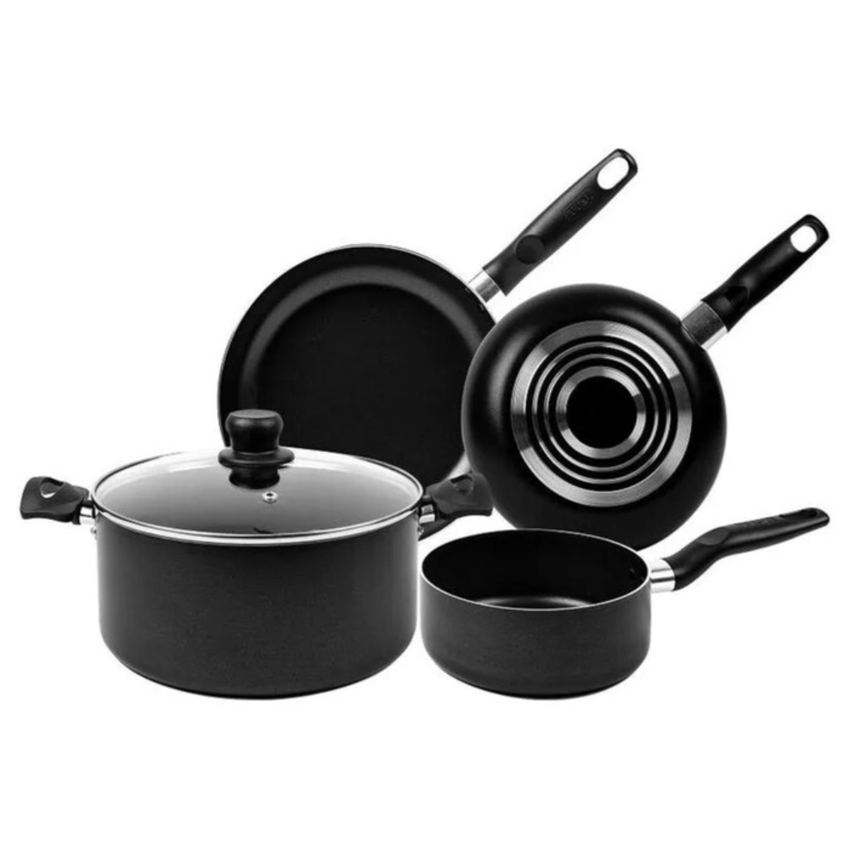 Batería de Cocina T-Fal 5813700 Inicia 5 Pzas Negra ORTY3*