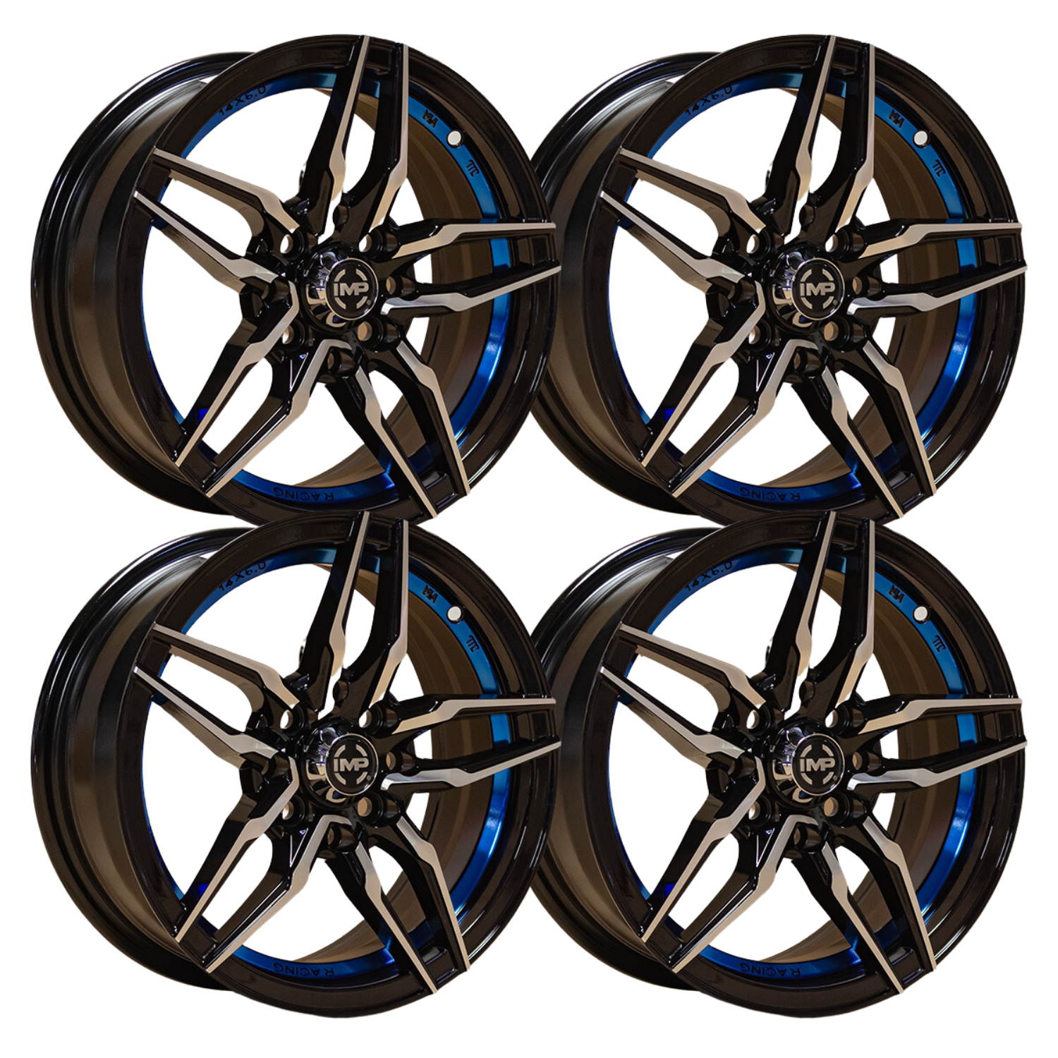 4 Rines 14 4x100/114,3 March, PLATINA, AVANZA IMP WHEELS