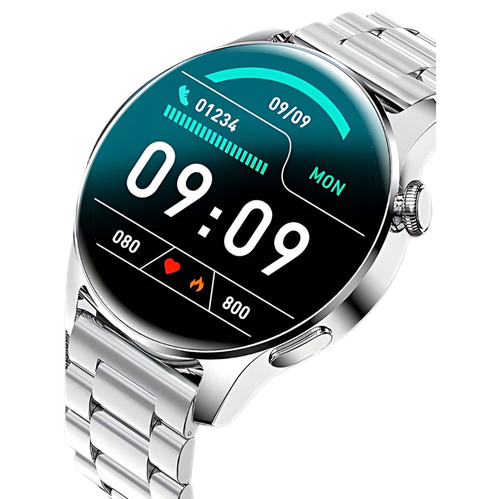 Smartwatch Gadgets&Fun Sphere AMOLED con Correa de Acero Inoxidable