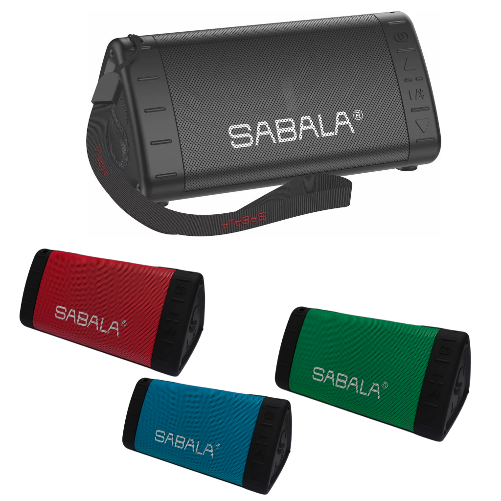 Bocina Portátil Sabala 901, audio potente y claro, bluetooth 5.1, 10W. Color: Rojo