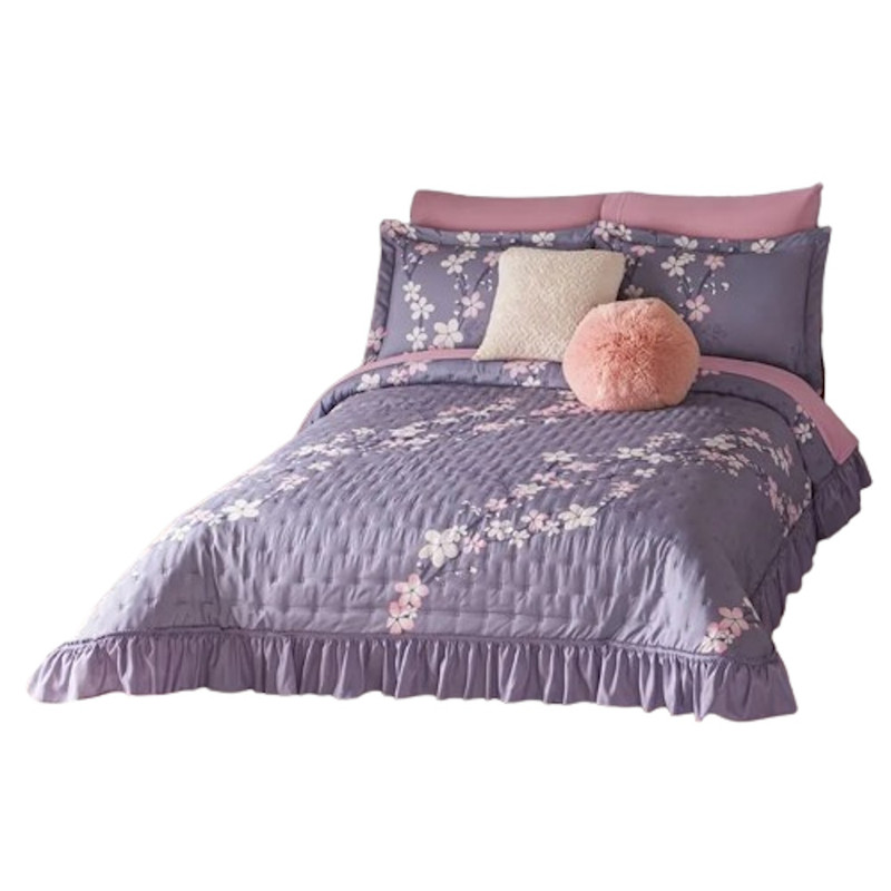 Colcha Con Fundas Abbie Microfibra Matrimonial Concord