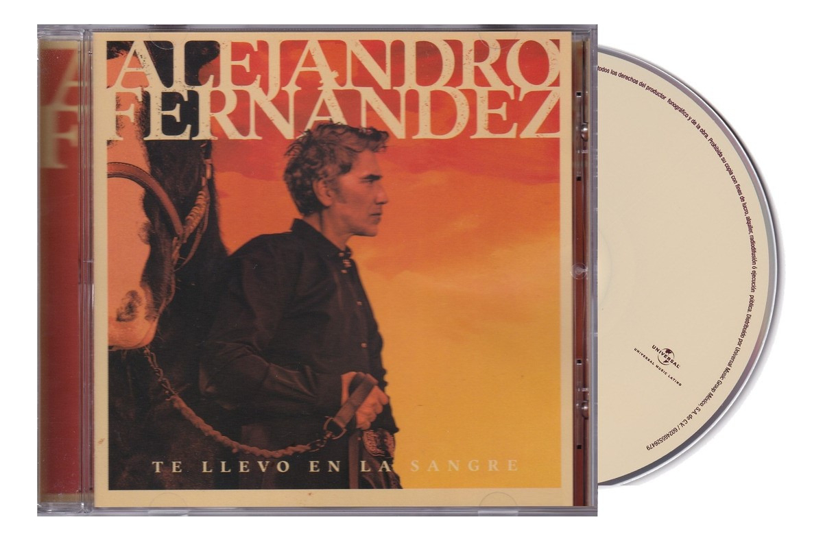 Alejandro Fernandez 2024 Te Llevo En La Sangre Disco Cd