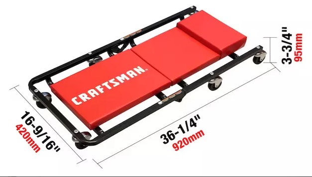 CAMILLA PLEGABLE PARA MECANICO CRAFTSMAN