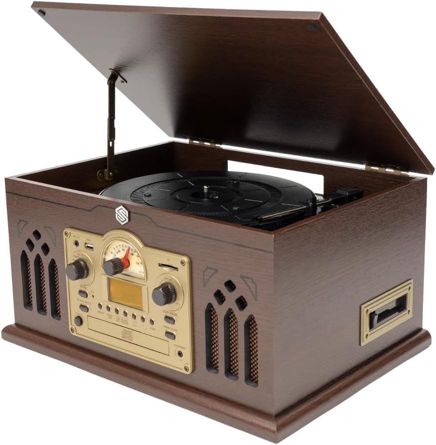 Select Sound Tornamesa con Bluetooth Tipo Vintage, Reproductor de ...