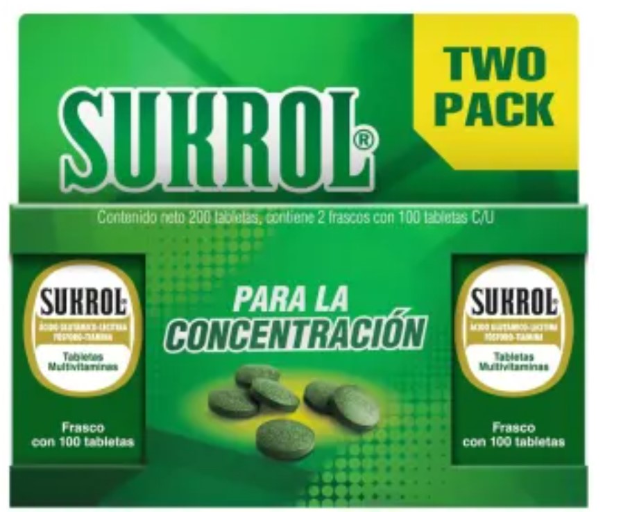 Sukrol ideal para el cerebro, ayuda a la memoria, estrés y los nervios ...