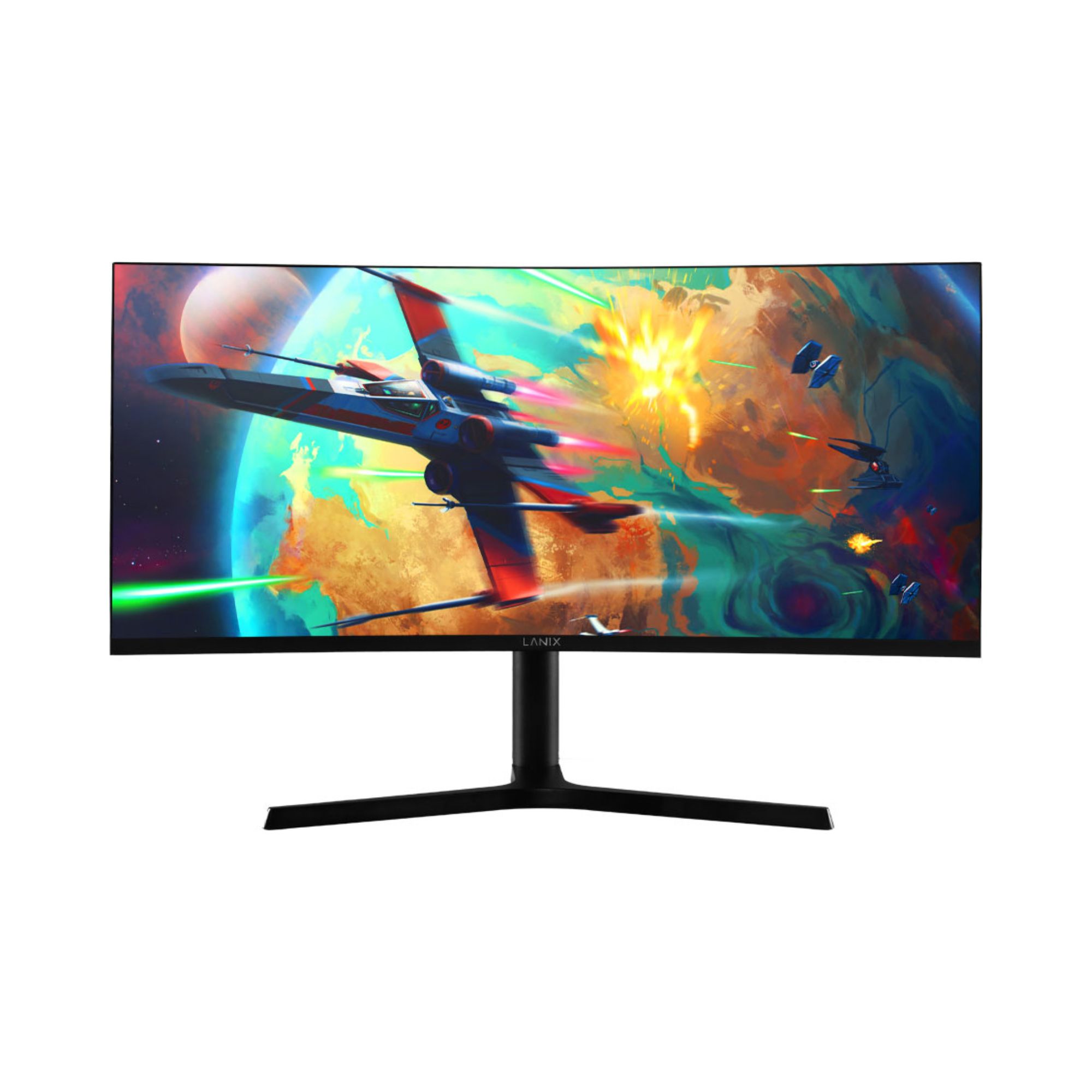 Monitor LED Lanix LX340 de 34'', Curvo, Quad HD, HDMI/DisplayPort, 165 ...