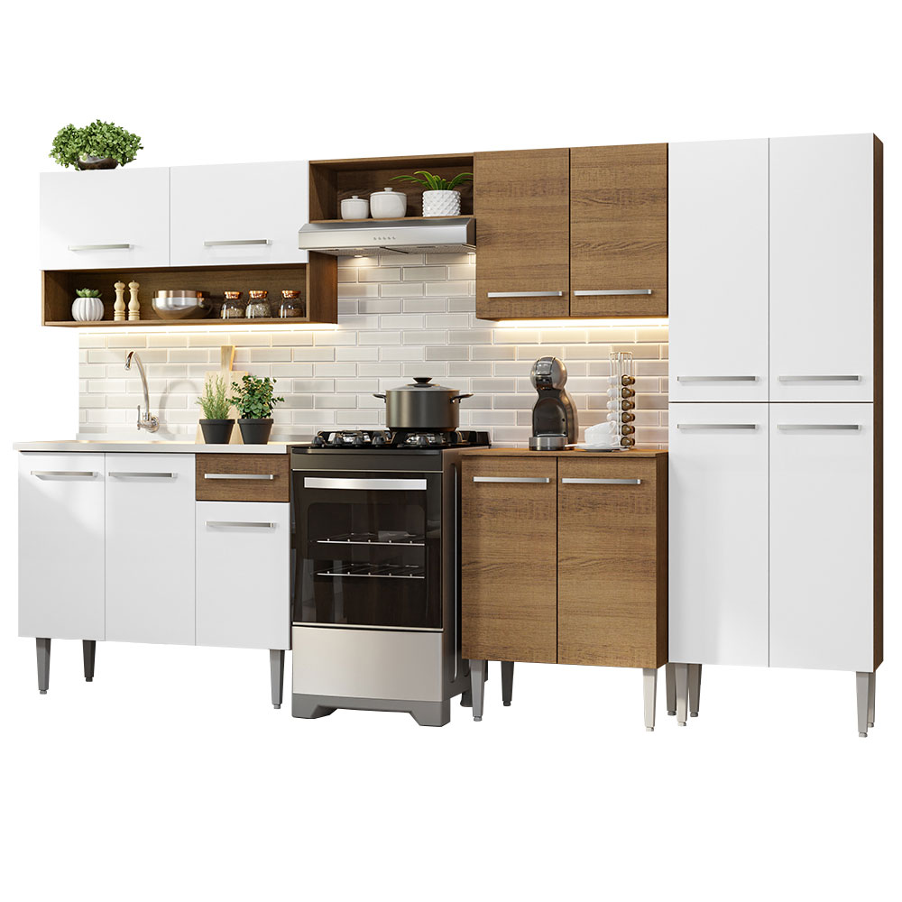 Cocina Integral Completa Modular Madesa Emilly Con Tarja MBM