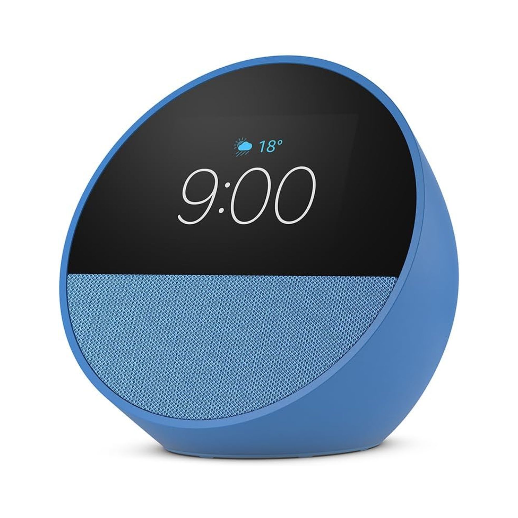 Amazon Echo Spot (modelo 2024) con asistente virtual Alexa, Azul