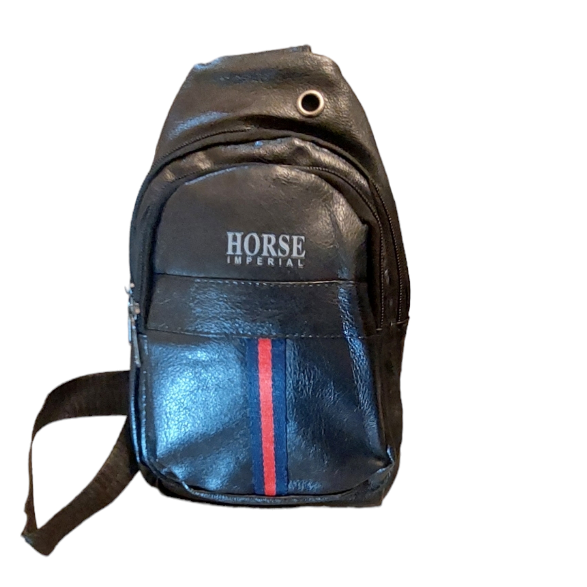 Bolsa Cruzada Pechera Horse Imperial Piel vegana 3 amplios ...