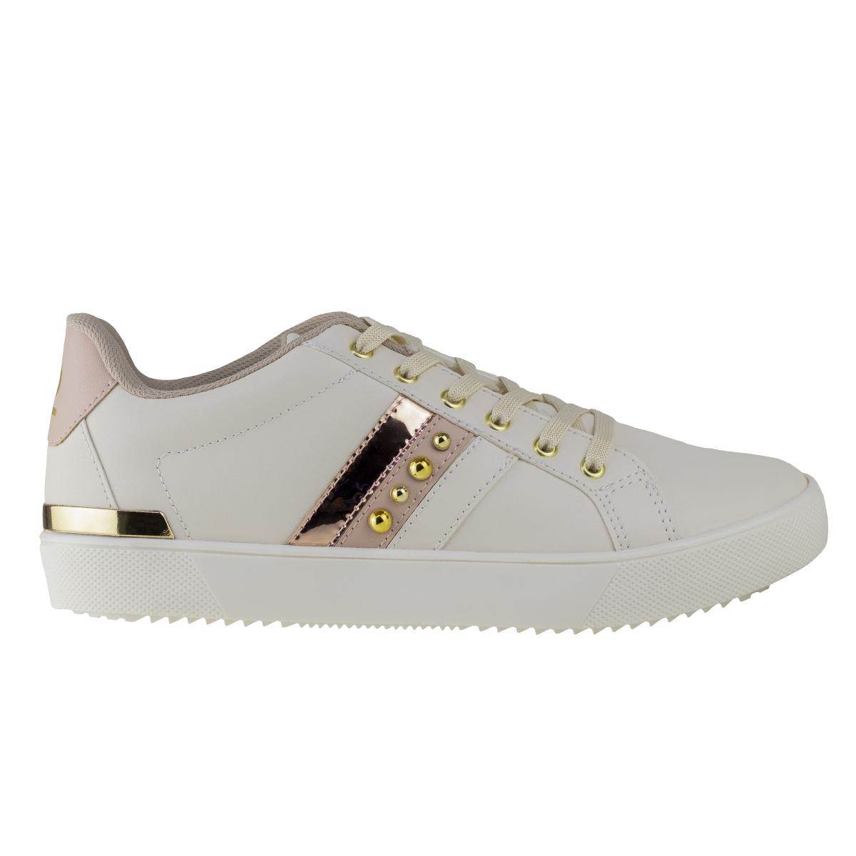Tenis Choclos Capa De Ozono Para Mujer Aperlado 651501 Latte