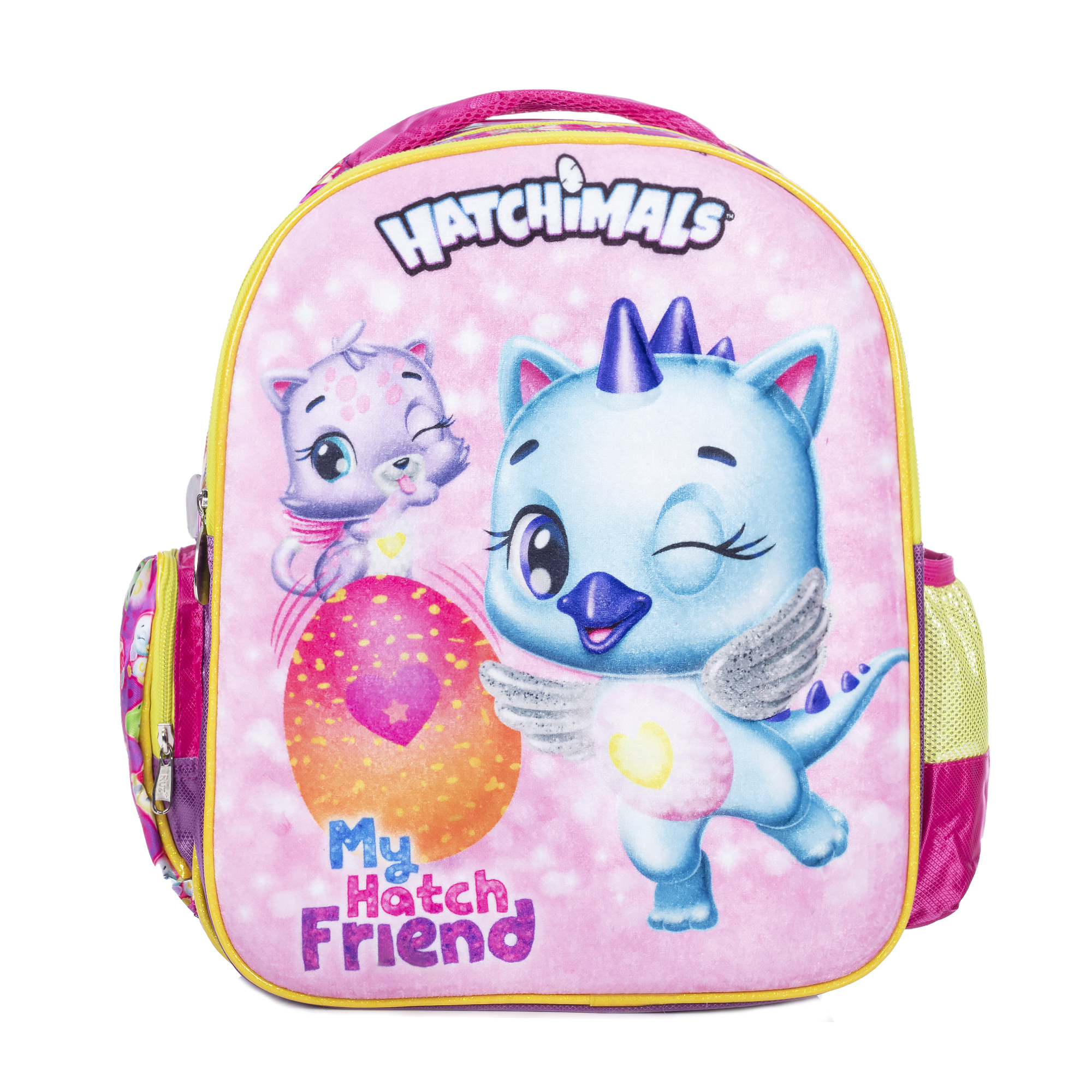 Mochila Hatchimals Hatch Friend Kinder Atm Rosa