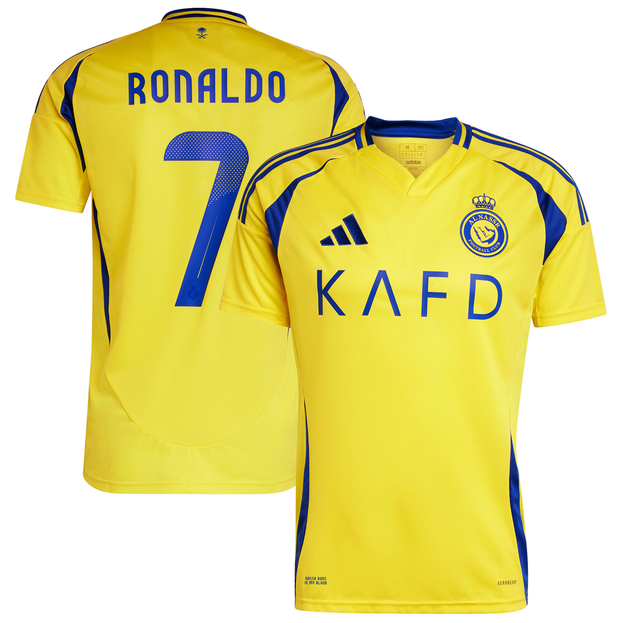 Jersey Original Adidas Al-Nassr de Arabia Saudita local Ronaldo #7 2024 ...