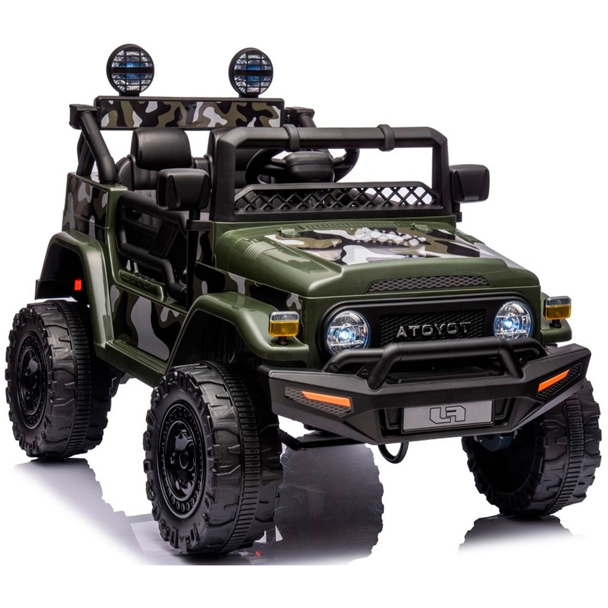 Montable Electrico Para Niños Toyota Fj Cruiser JJ2099 C-Lee Verde