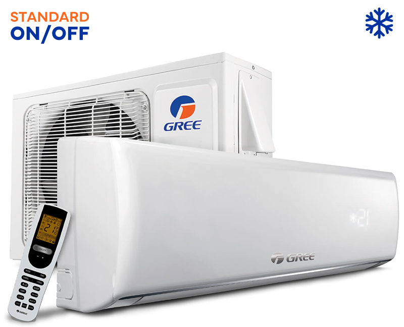 Minisplit ON-OFF Gree Ultra 2 Ton. Solo Frio 220V