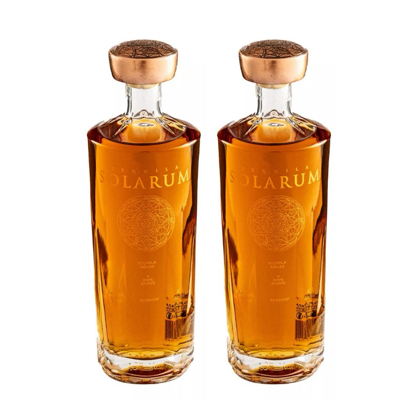 Duo Pack Tequila Ultra Premium Solarum Añejo 750 Ml