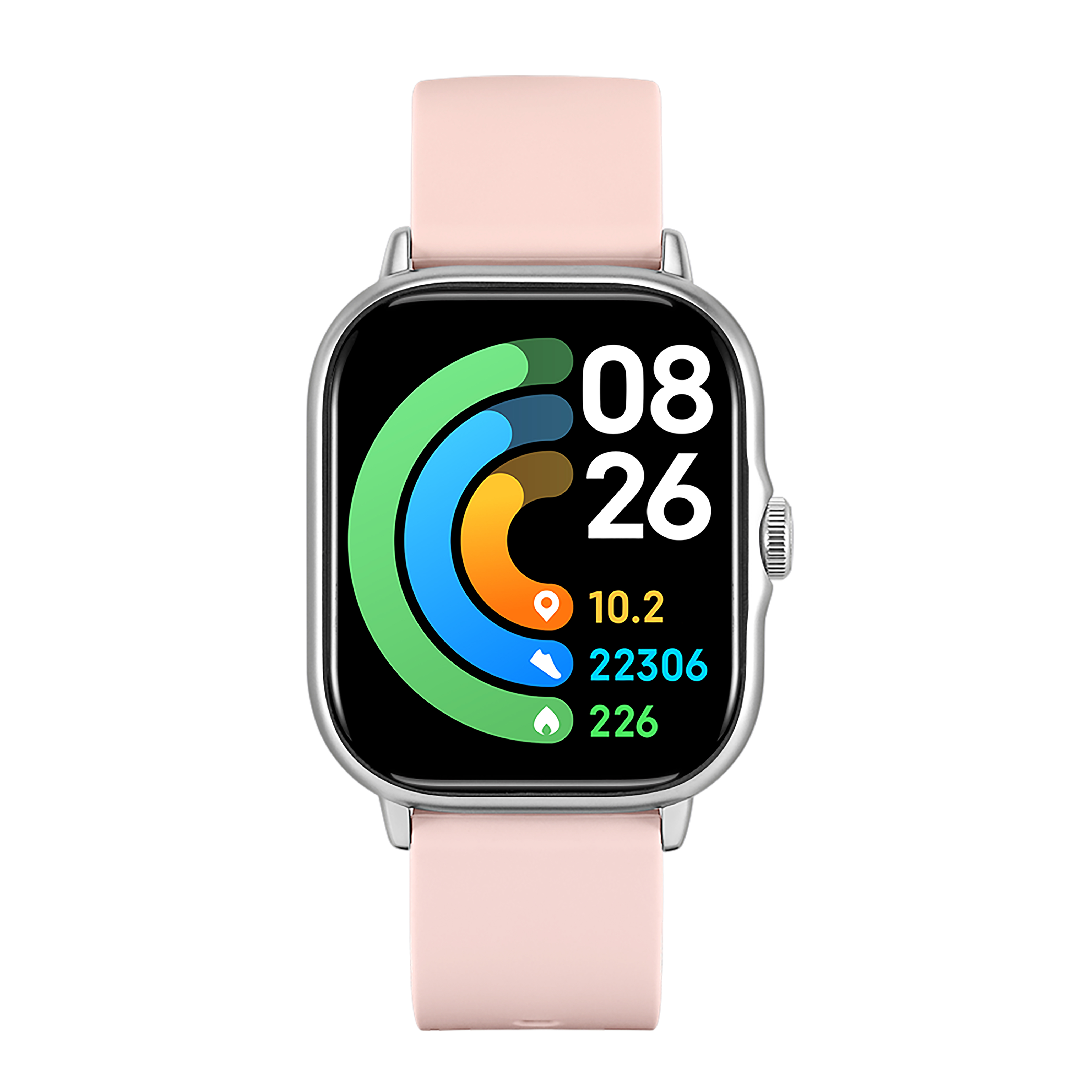 Smartwatch reloj inteligente STF Kronos Station Plus TFT 2" IP65 Color Rosa