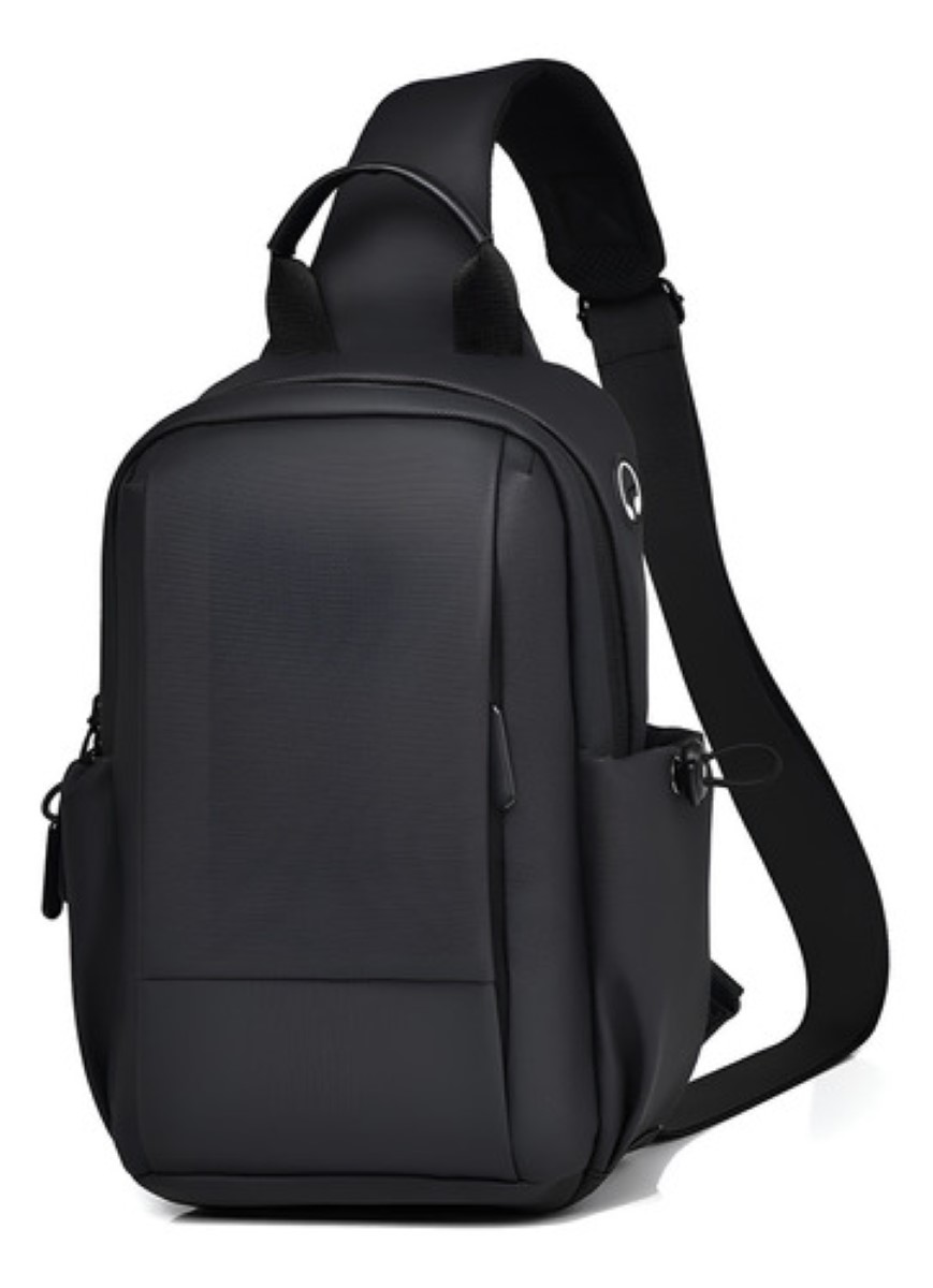 Pechera Bolsa Bandolera Impermeable Para Hombre negro