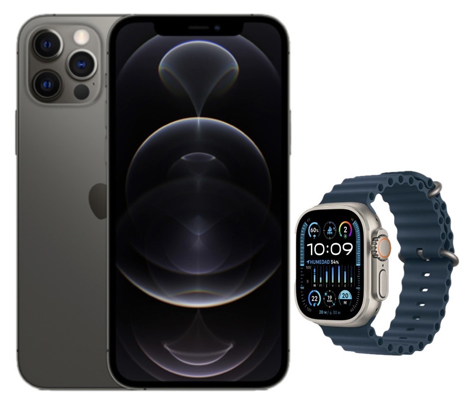 Apple iPhone 12 Pro Max Grafito 128GB Reacondicionado mas Smartwatch ...