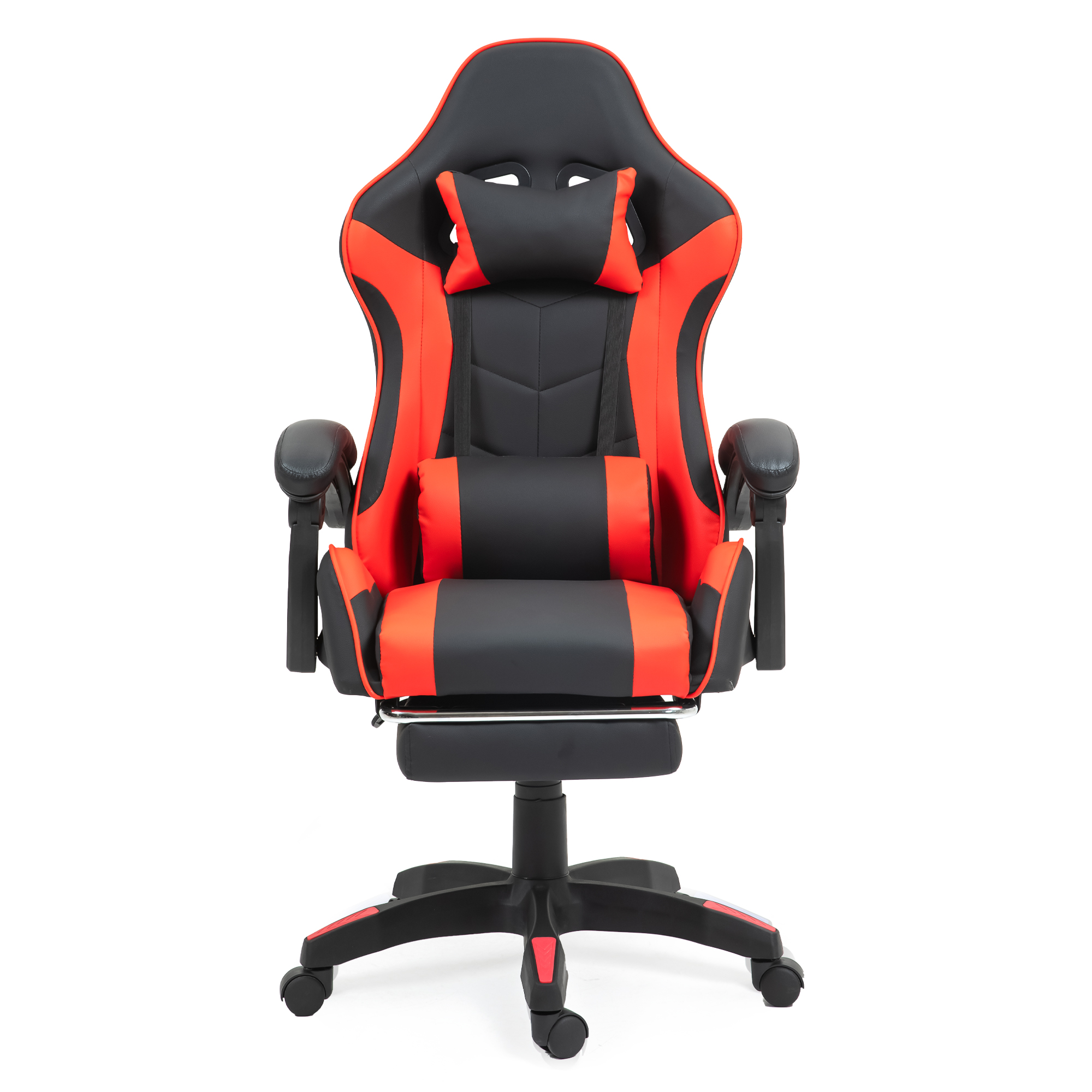 Silla Gamer/escritorio Roja Ergonómica Reclinable Con Reposapies
