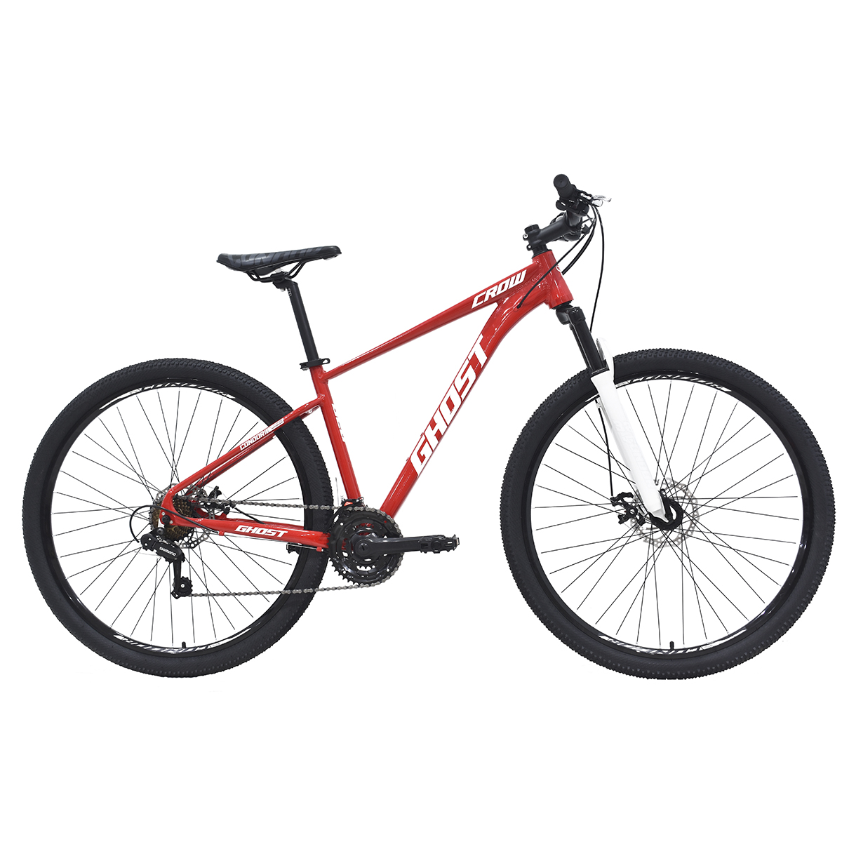 Bicicleta Ghost Crow Rodada 29 Rojo De Montaña