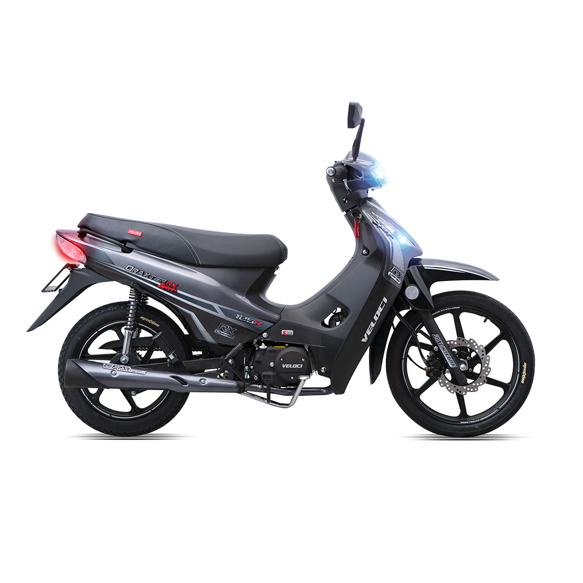 Motocicleta Veloci Draxter RX Sport Limited 125 CC Gris 2025