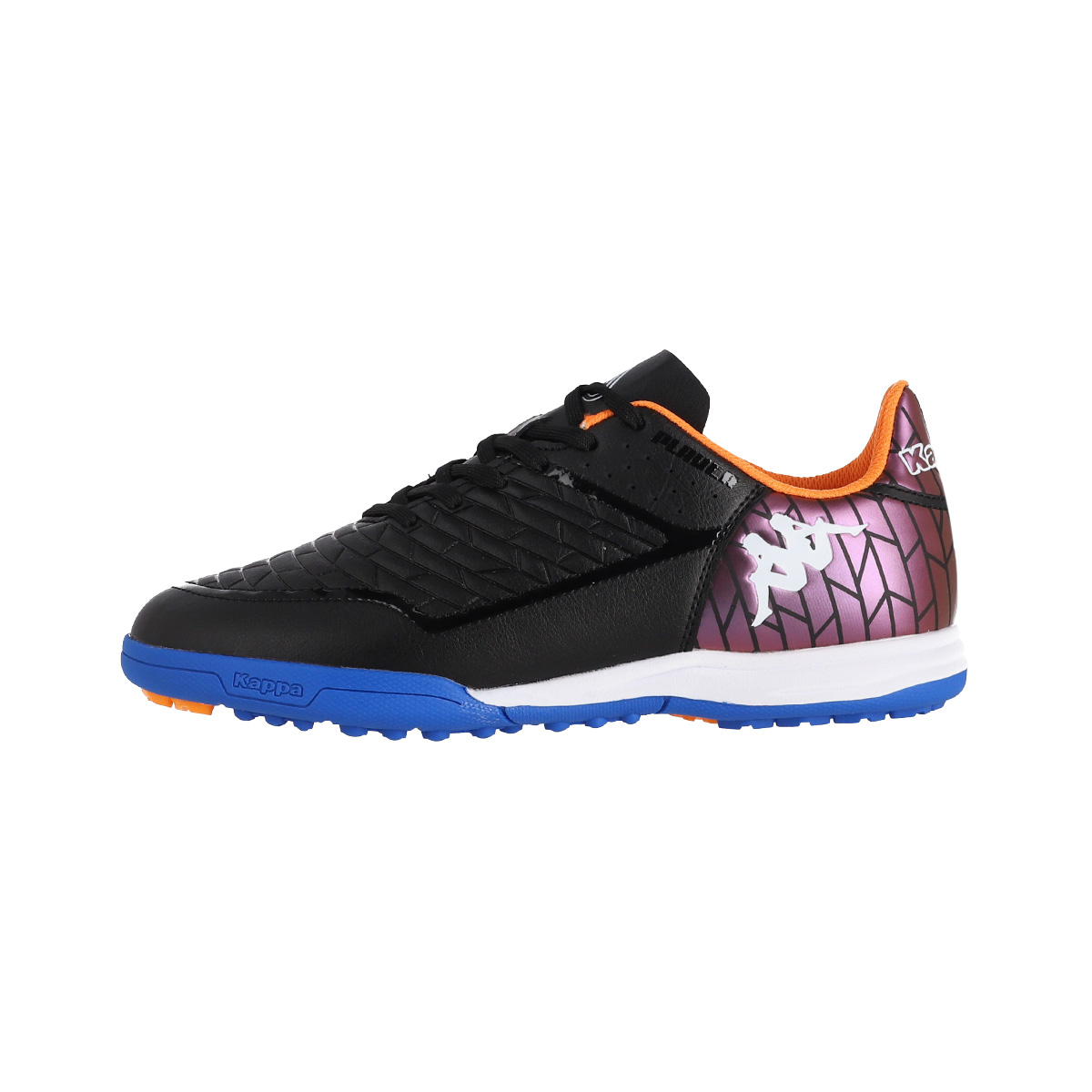 Tenis Multitaco Kappa Kombat Player TF Fútbol Rápido Negro - Azul