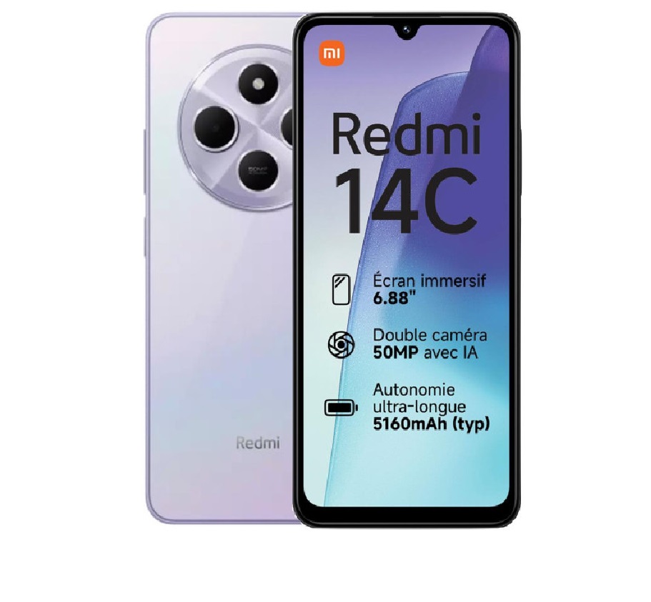 XIAOMI REDMI 14C 256Gb 8Ram Dual Sim Color Dreamy Purple Nuevo Desbloqueado
