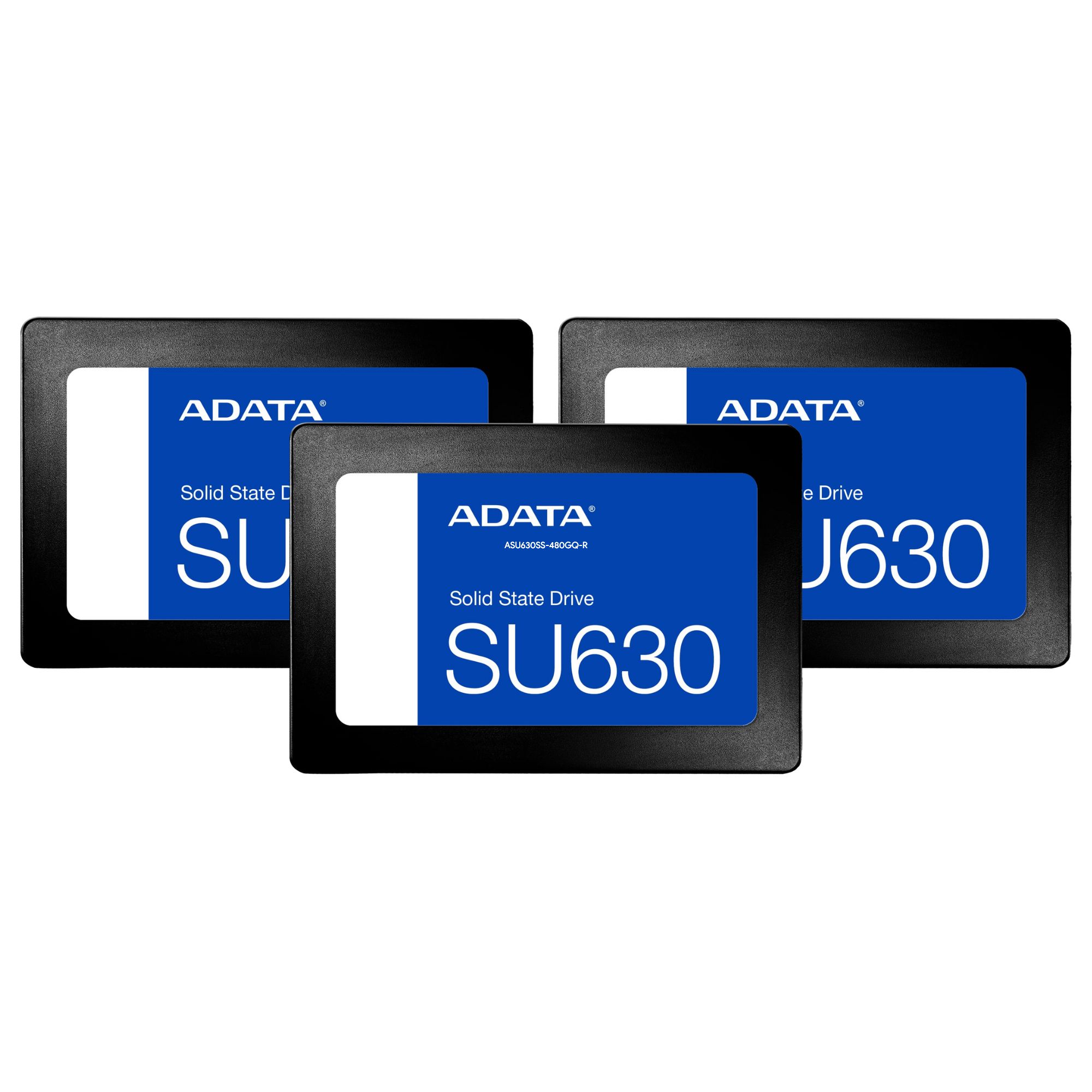 3 Pack - Unidad de Estado Sólido Adata SU630 de 480 GB